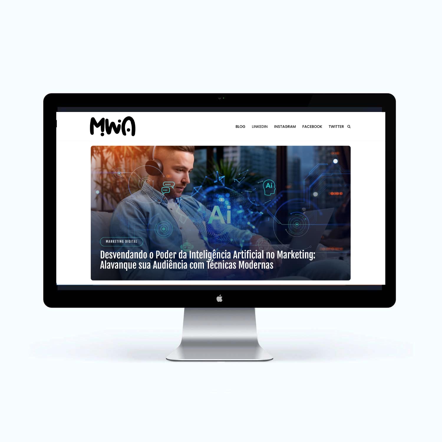 Criação do Layout e Blog do MWA